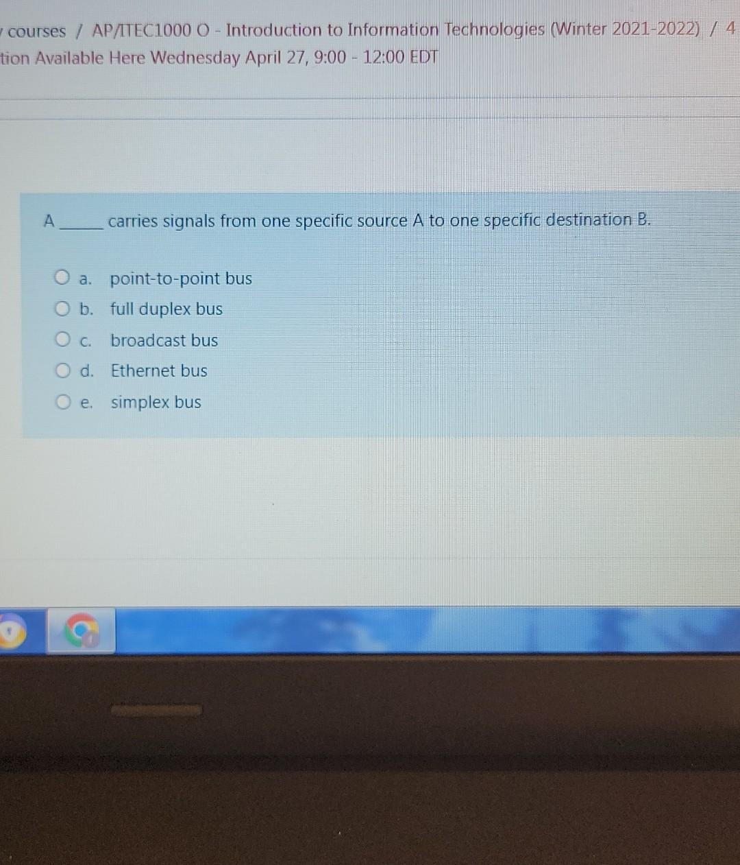 Solved courses / AP/ITEC1000 O - Introduction to Information | Chegg.com