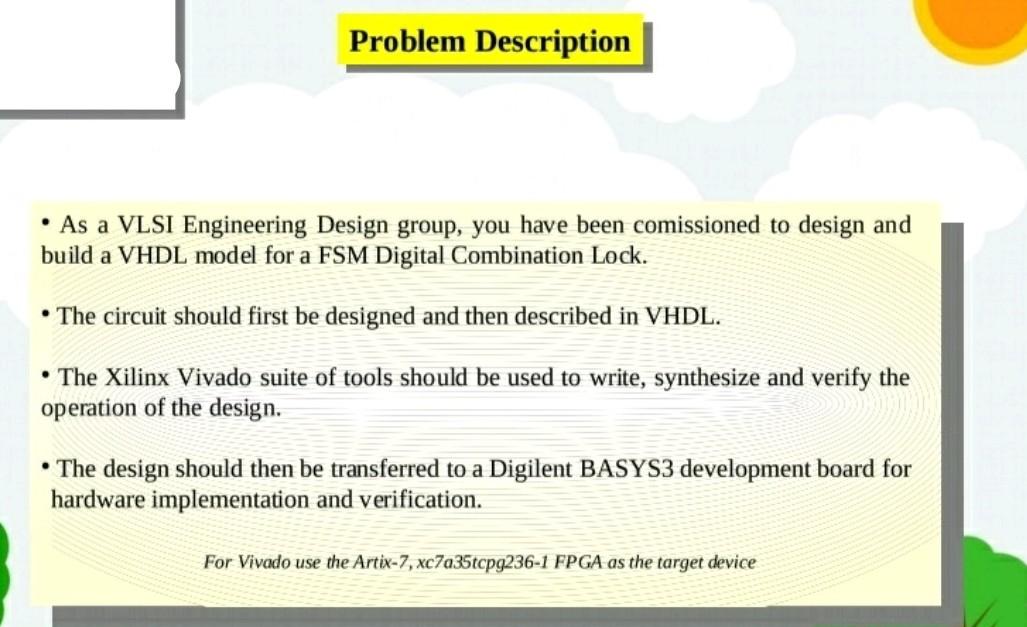 Solved Need part 2,3 and 4 from Design steps to be done with | Chegg.com