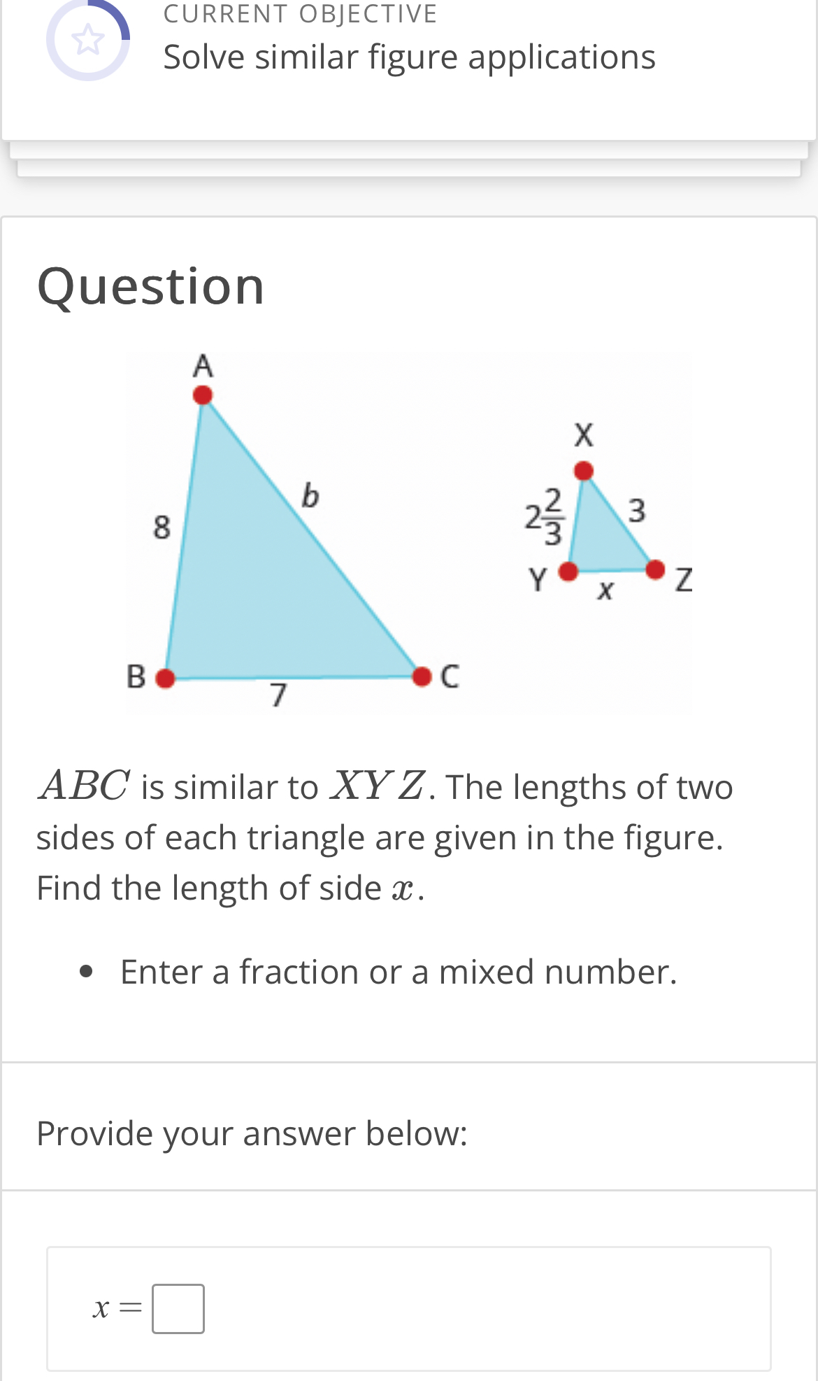 Solved CURRENT OBJECTIVESolve similar figure | Chegg.com