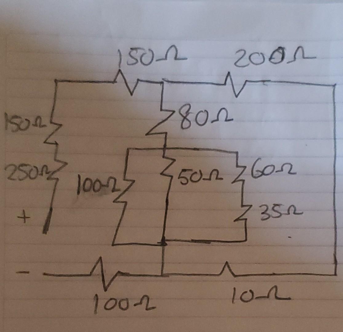 Solved calculate the equivalent resistance | Chegg.com