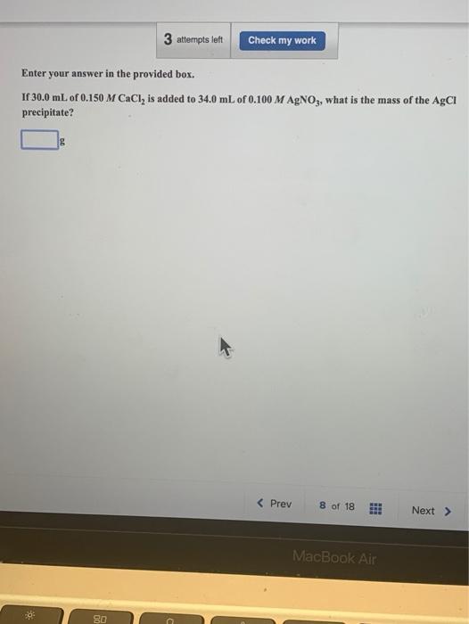 Solved 3 attempts left Check my work Enter your answer in | Chegg.com