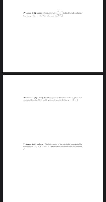 Solved Problem 1) (2 points): Find all values of x | Chegg.com