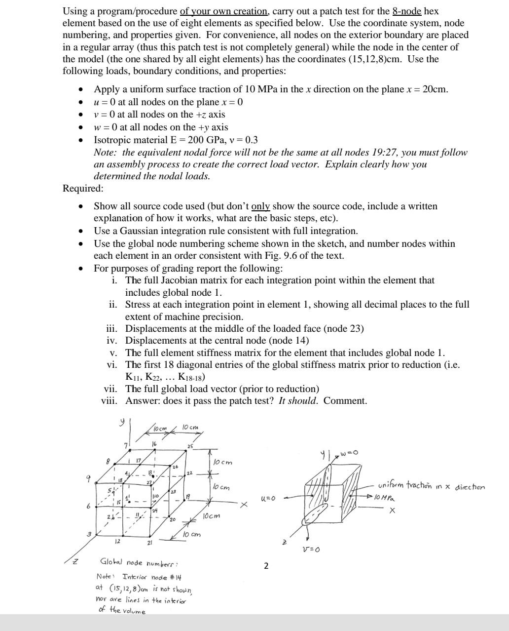 element based on the use of eight elements as | Chegg.com