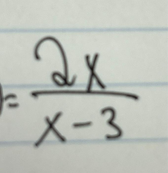 Solved =x−32x | Chegg.com