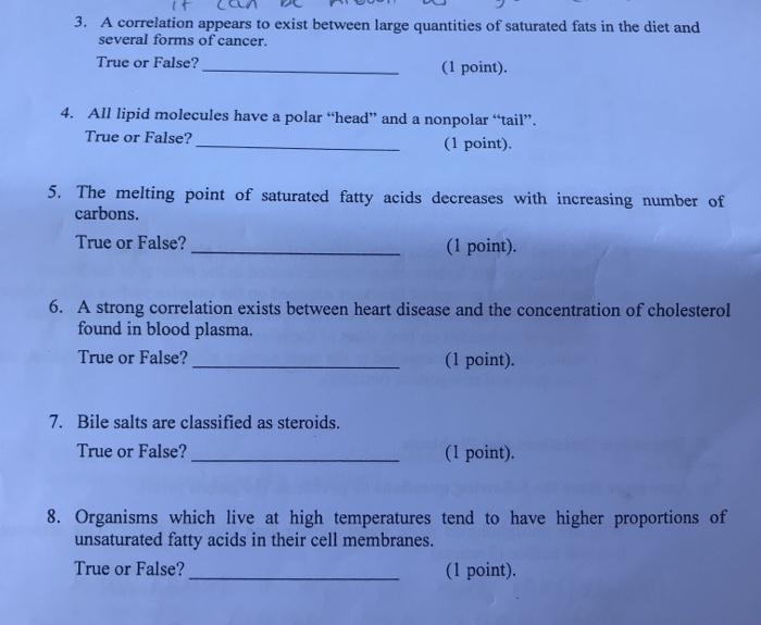 Solved 3. A correlation appears to exist between large | Chegg.com
