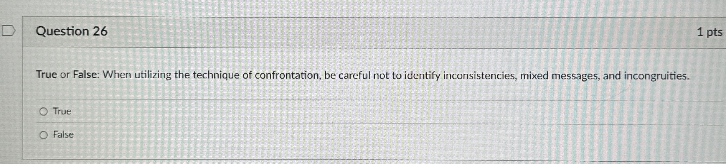 Solved Question 26True or False: When utilizing the | Chegg.com