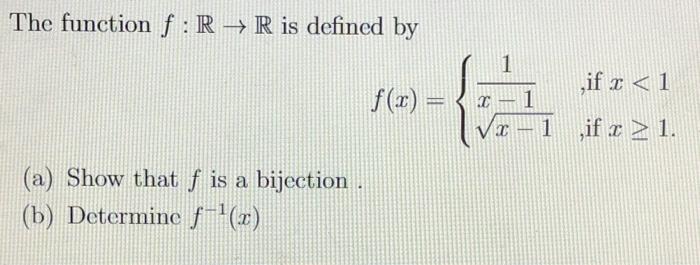 The function f: R->R is define by..... | Chegg.com The function f: R->R is define by..... | Chegg.com