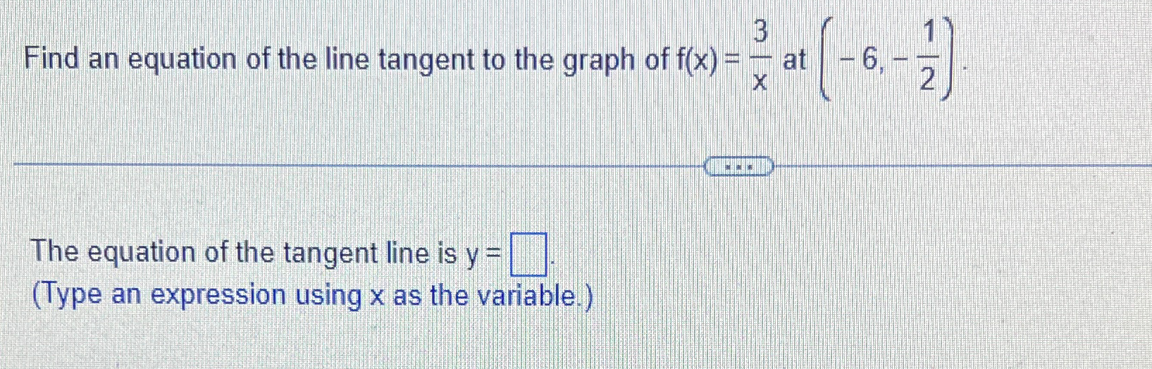 Solved Find an equation of the line tangent to the graph of | Chegg.com