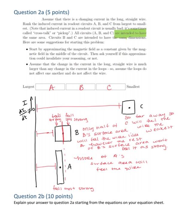 Solved Question 2a (5 points) Assume that there is a | Chegg.com