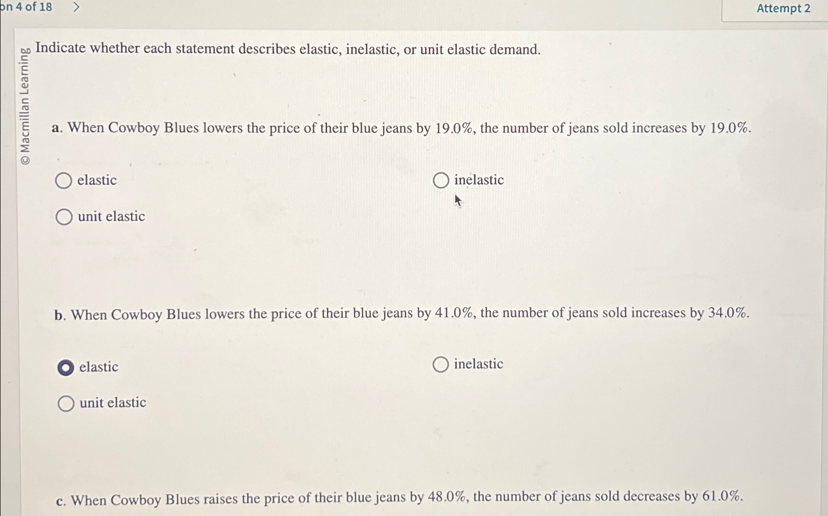 Solved Attempt 2andicate whether each statement describes | Chegg.com