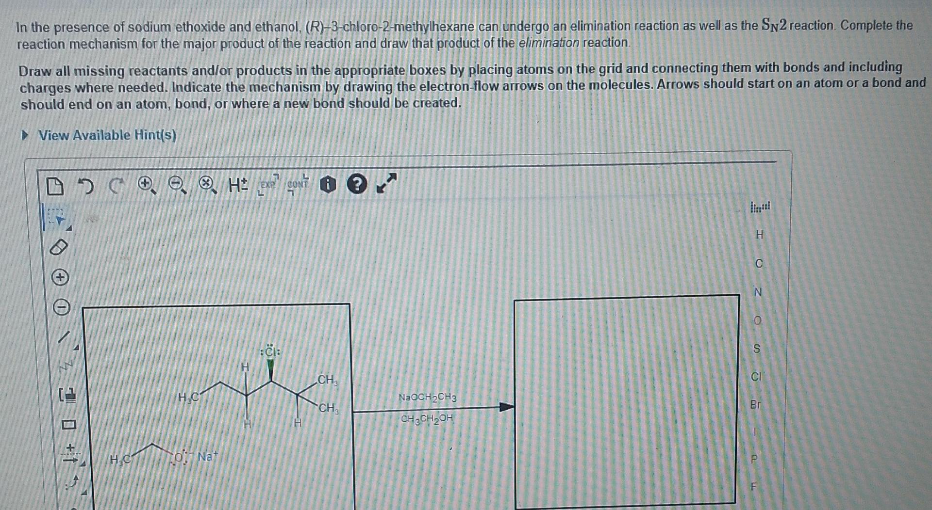 Solved In the presence of sodium ethoxide and ethanol, | Chegg.com