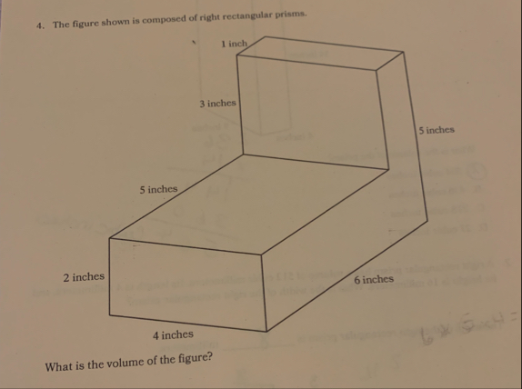 Solved The figure shown is composed of right rectangular | Chegg.com