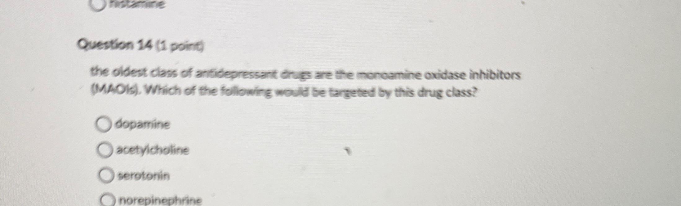 Solved notamineQuestion 14 (1 ﻿point)the oldest class of | Chegg.com