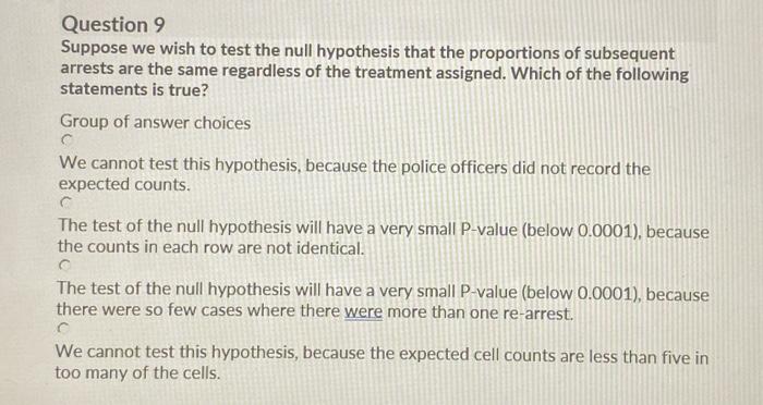 Solved Questions 8 and 9 should be answered based on the | Chegg.com