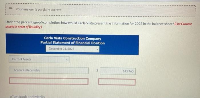 Solved Assume that Carla Vista Construction Company has a | Chegg.com