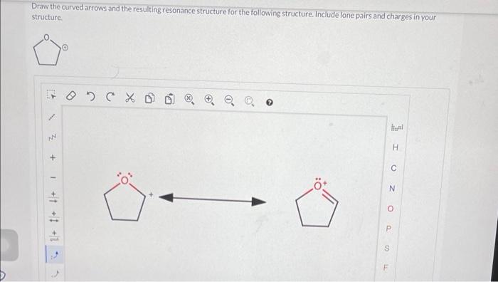 Solved Draw the curved arrows and the resulting resonance | Chegg.com