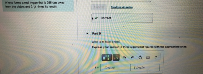 Solved An object 0.480 cm tall is placed 13.5 cm to the left | Chegg.com