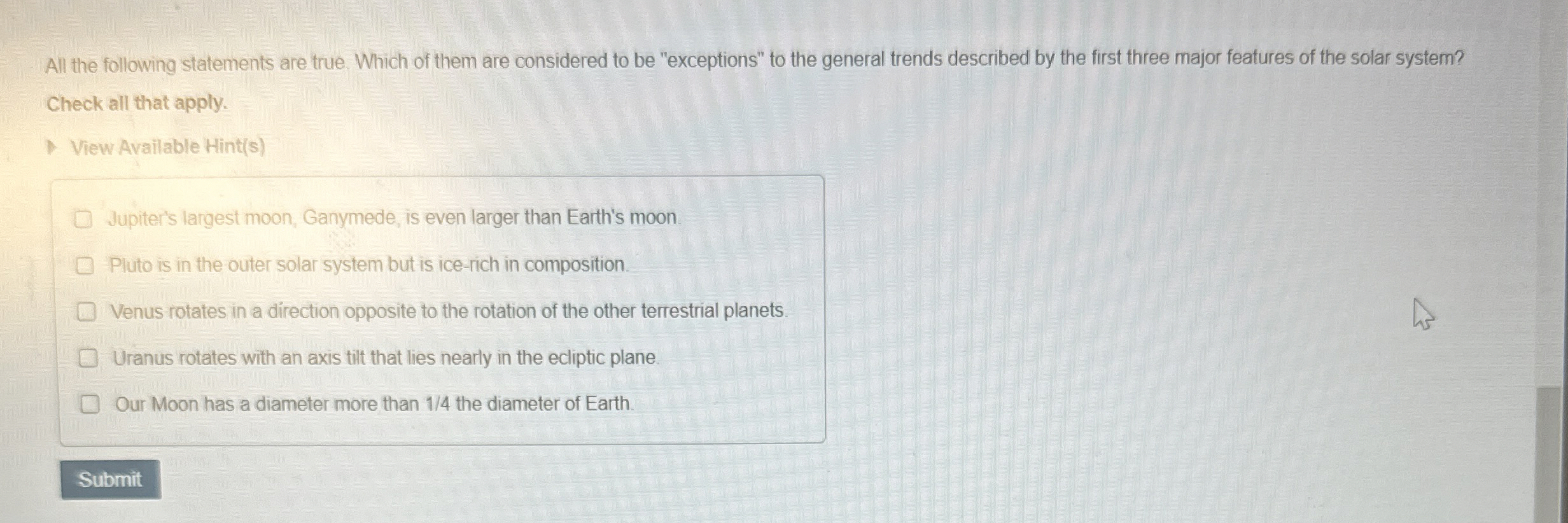 Solved All the following statements are true. Which of them | Chegg.com