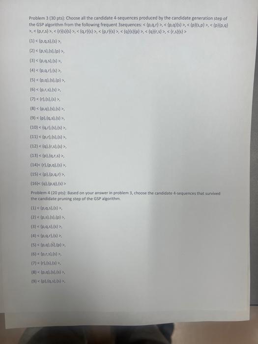 Problem 2 (10 points): Choose all the 3.element | Chegg.com