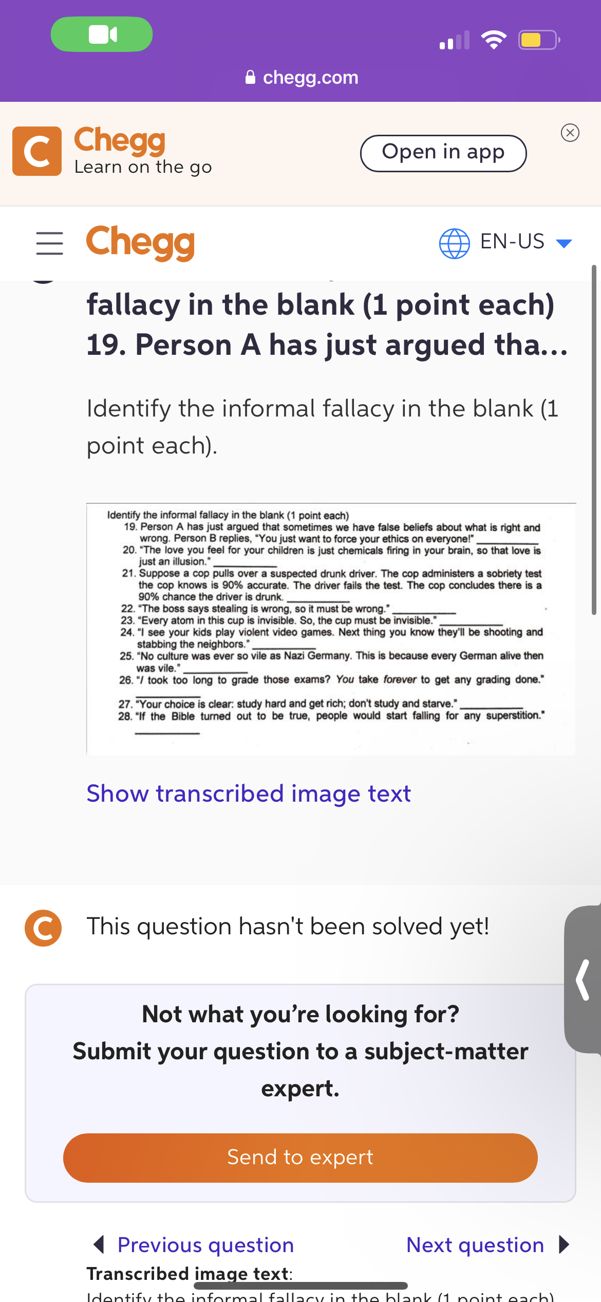 Solved chegg.comCheggOpen in appLearn on the go-= | Chegg.com