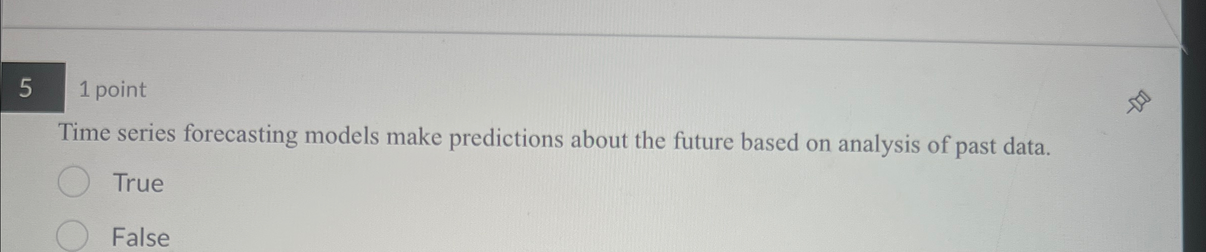 Solved 51 ﻿pointTime series forecasting models make | Chegg.com