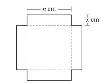 Solved A box with an open top is constructed by cutting this | Chegg.com