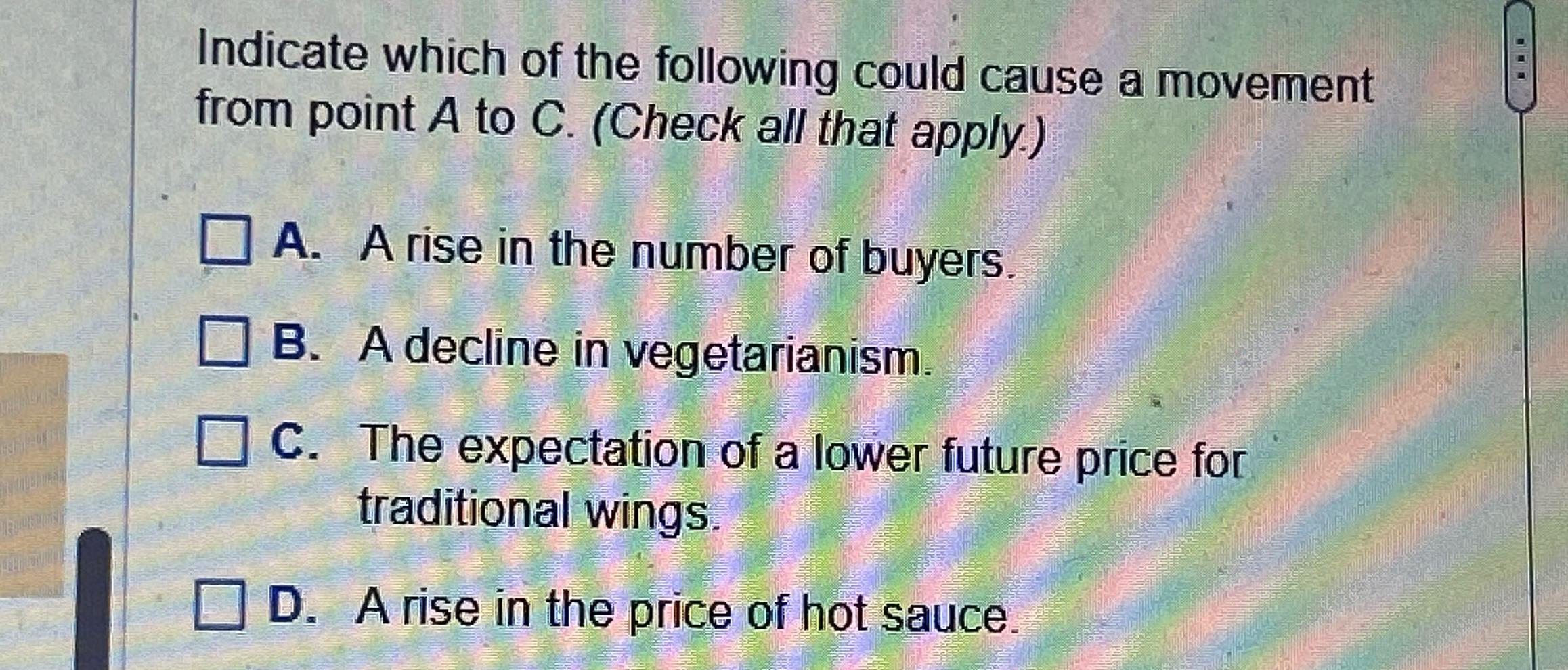 Solved Indicate which of the following could cause a | Chegg.com