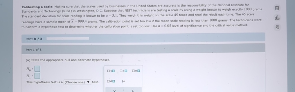 Solved Calibrating a scale: Making sure that the scales used | Chegg.com