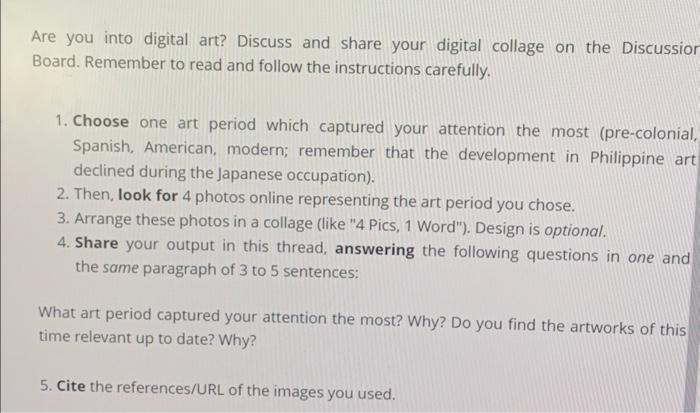 Are you into digital art? Discuss and share your | Chegg.com