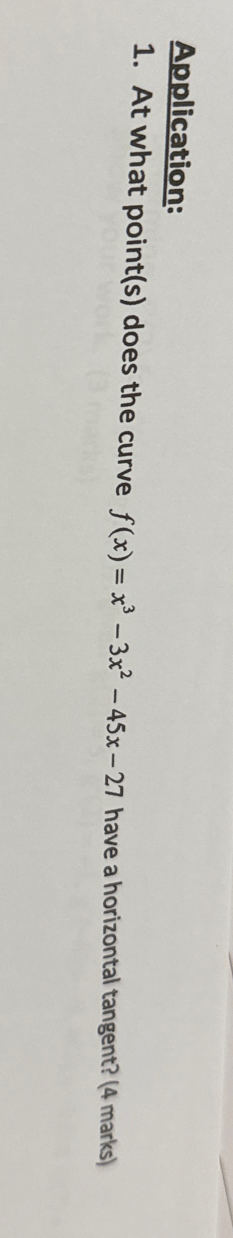 Solved Application:At what point(s) ﻿does the curve | Chegg.com