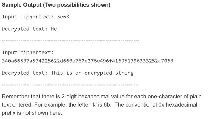 Instructions This week you will build the decryption | Chegg.com