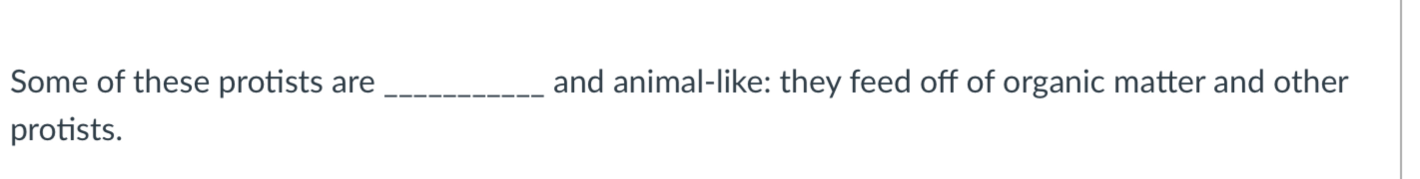 Solved Some of these protists areand animal-like: they feed | Chegg.com