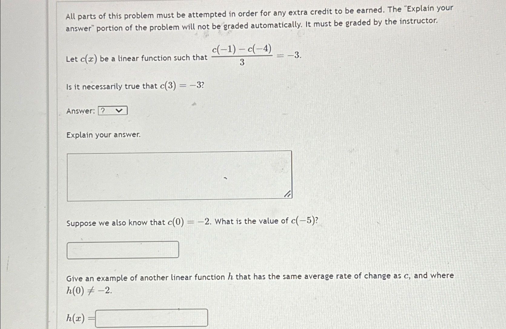 Solved All parts of this problem must be attempted in order | Chegg.com