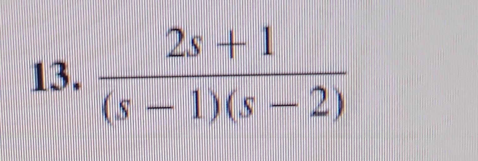 Solved 9. 3s+52In Exercises 7-14, find the inverse Laplace | Chegg.com