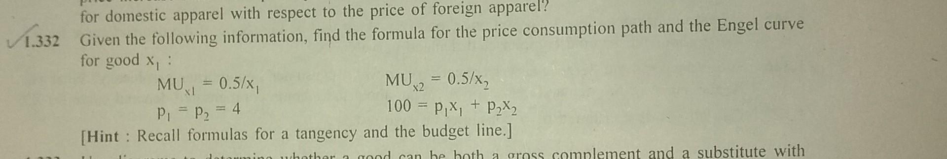 Solved 1.332 give solution of given question in hwap if you | Chegg.com