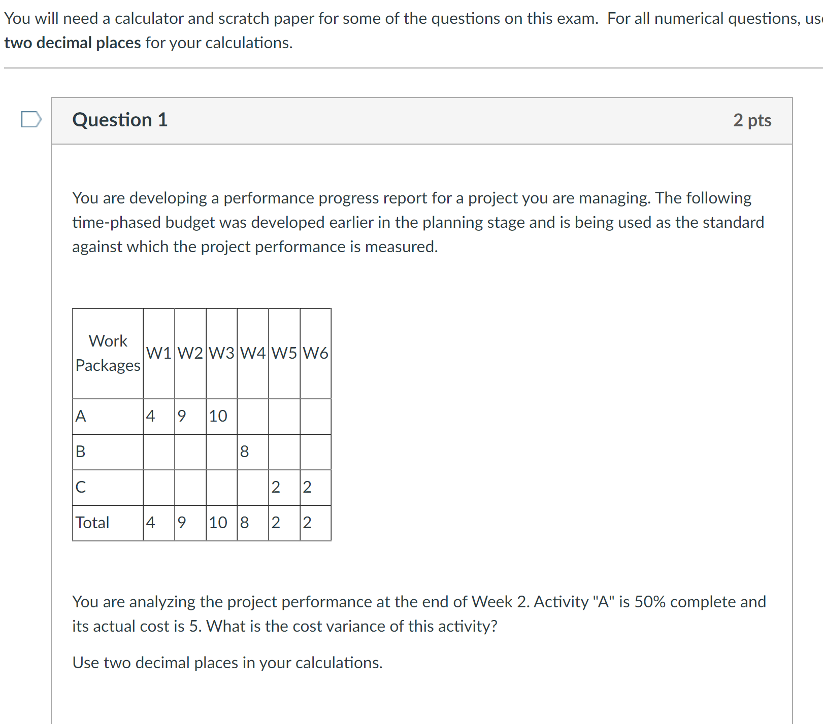 Solved You will need a calculator and scratch paper for some | Chegg.com