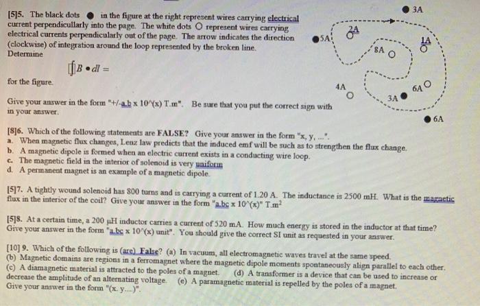 Solved So o O 64 0 3A 3A (515. The black dots in the figure | Chegg.com