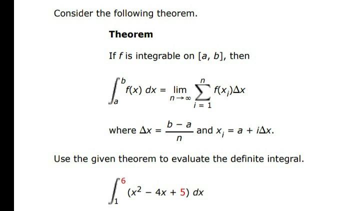 Solved Consider the following theorem. Theorem If f is | Chegg.com