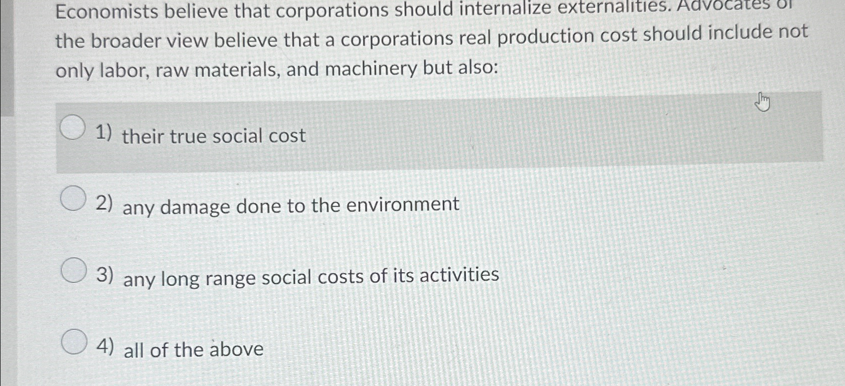 Solved Economists believe that corporations should | Chegg.com
