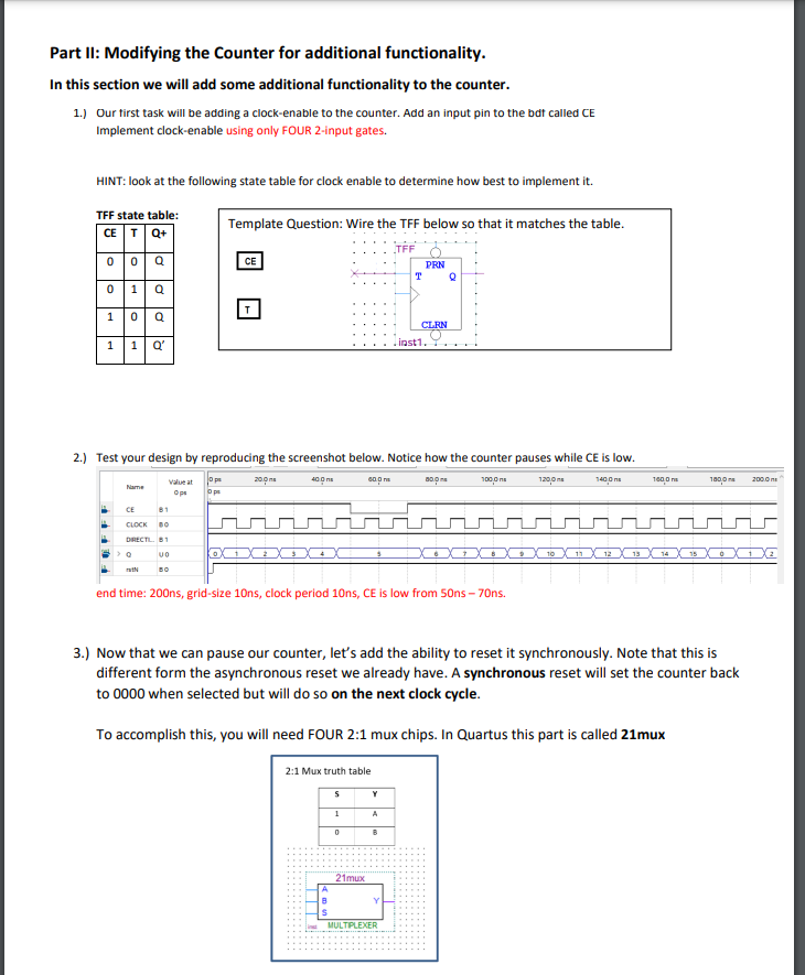 Solved Please show complete diagram to use in Quartus Prime | Chegg.com