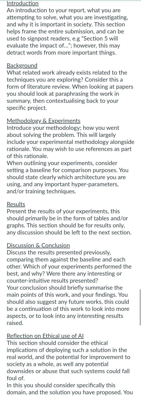 Task - Hyper-parameter Optimisation In assignment 1 | Chegg.com