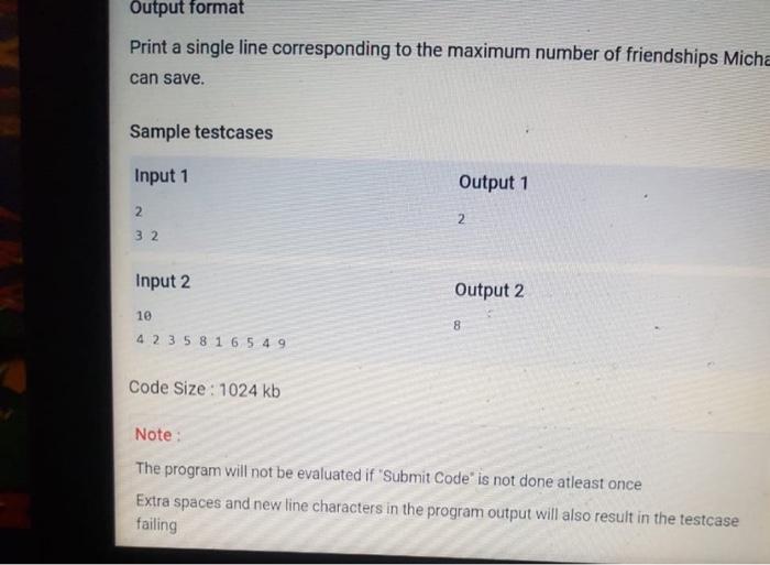 Solved F Single File Programming Question Marks 20 