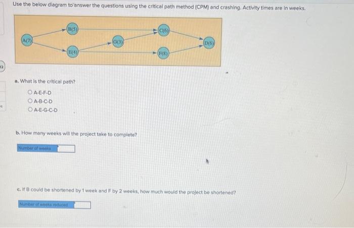 Solved Use the below diagram to answer the questions using | Chegg.com