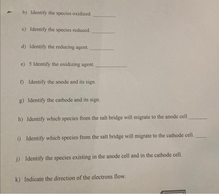 Solved 2) An electrochemical cell is set up with a magnesium | Chegg.com