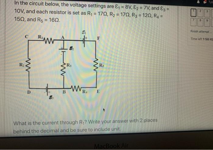 Solved In the circuit below, the voltage settings are En = | Chegg.com