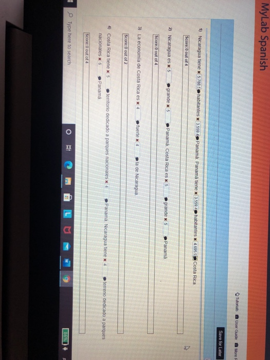 Lab Spanish Tutorials User Guide More Resources I | Chegg.com
