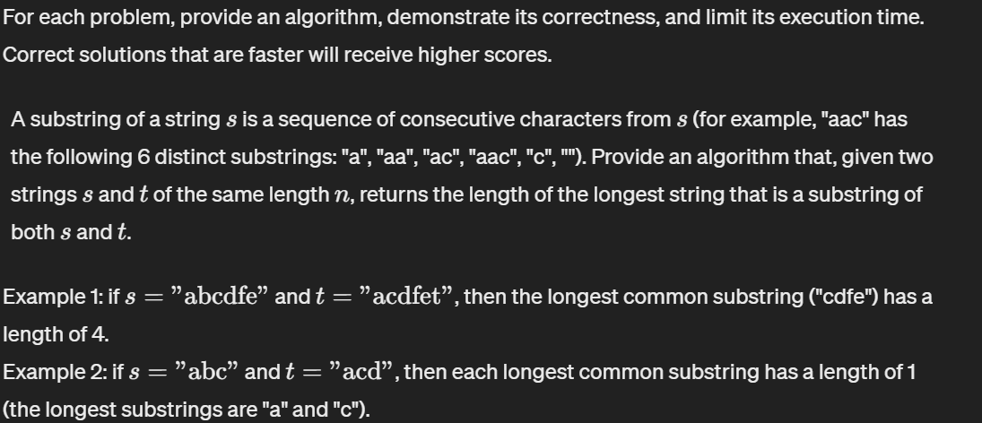 Solved For each problem, provide an algorithm, demonstrate | Chegg.com