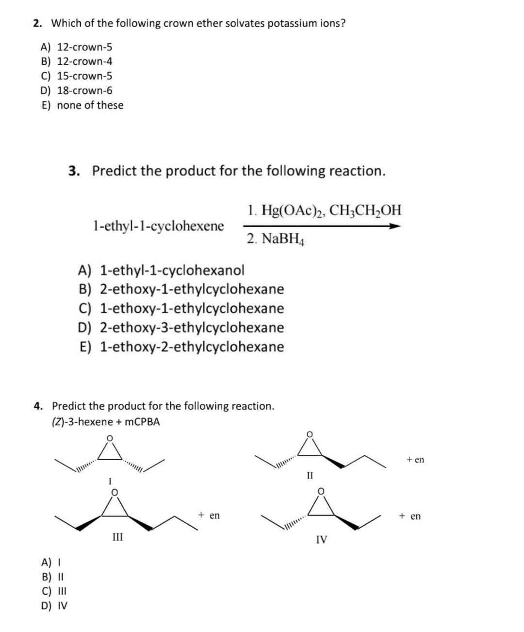 Solved 25. Predict the major product for the following | Chegg.com