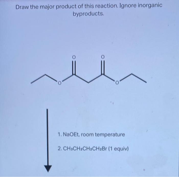 Solved Draw a major resonance contributor of this enolate | Chegg.com