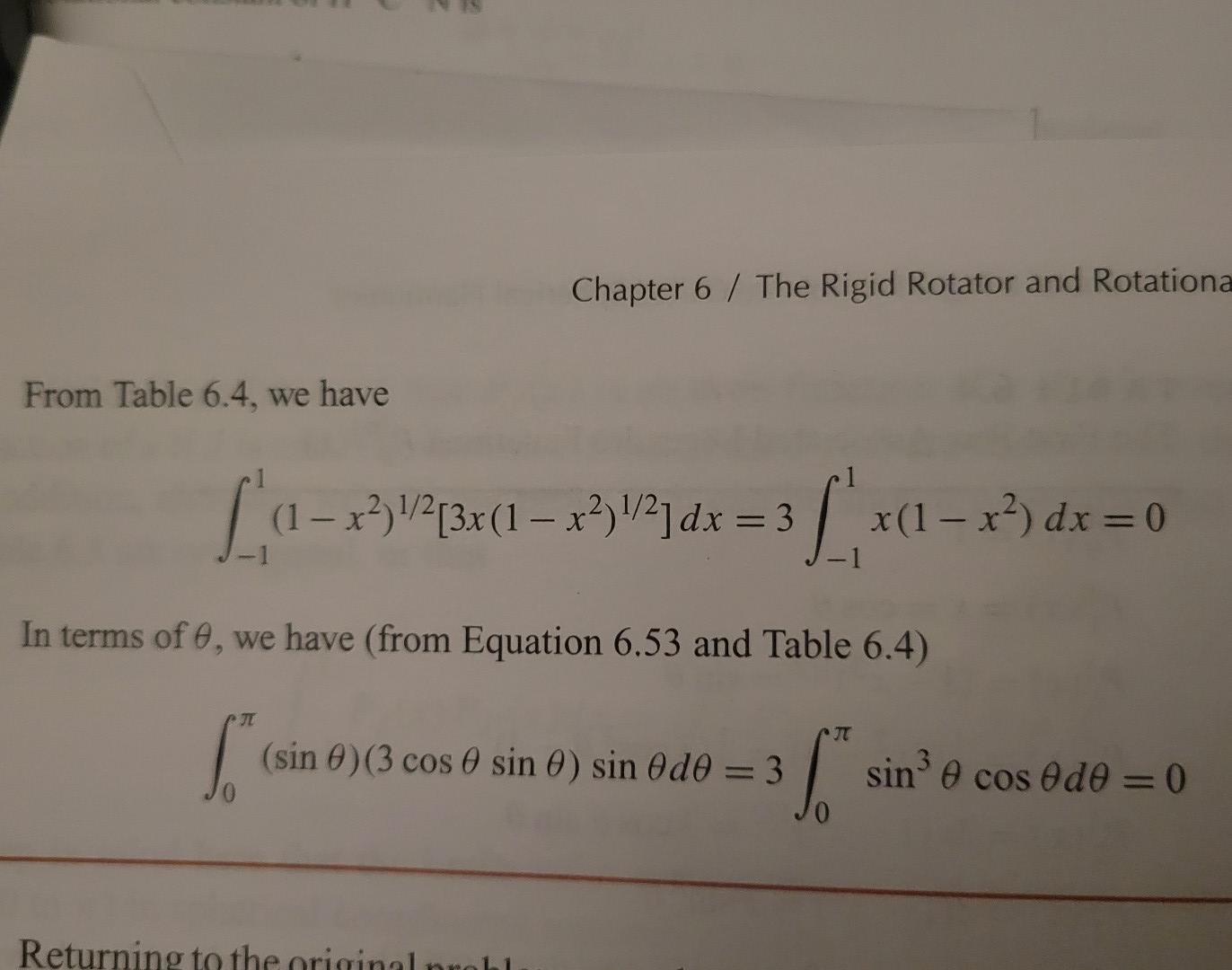 Solved Chapter 6 / The Rigid Rotator and Rotationa From | Chegg.com